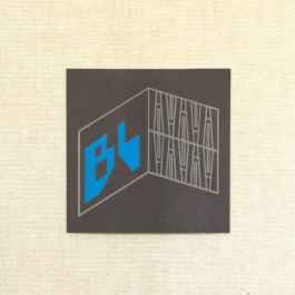 *JEFFREY SINCICH×BLUE LUG* square sticker (blue lug) - BLUE LUG ONLINE ...