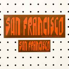 *JEFFREY SINCICH×BLUE LUG* bumper sticker (san francisco) - BLUE LUG ...