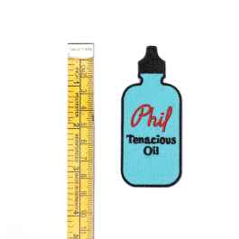 *PHIL WOOD* embroidered patch (tenacious oil) - BLUE LUG ONLINE STORE