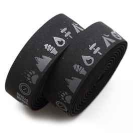 *SALSA* glyph gel cork bar tape (black) - BLUE LUG ONLINE STORE