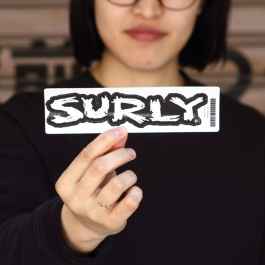 *SURLY* logo sticker (S) - BLUE LUG ONLINE STORE