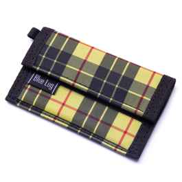 *BLUE LUG* micro wallet (yellow check) - BLUE LUG ONLINE STORE