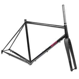 *CRUST BIKES* EPO ENVE frame set (silver flake metallic black) - BLUE LUG ONLINE STORE