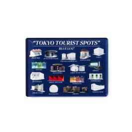 *BLUE LUG* tourist spots magnet (navy) - BLUE LUG ONLINE STORE