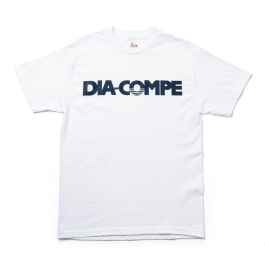 *DIA-COMPE* logo t-shirt (white) - BLUE LUG ONLINE STORE