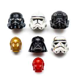 *BRICK CAPS* STAR WARS (A) valve cap - BLUE LUG ONLINE STORE