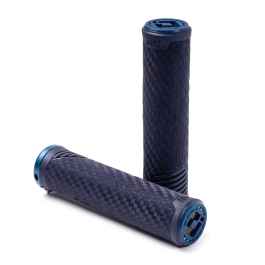 *ODI* CF lock-on grip (sapphire/blue) - BLUE LUG ONLINE STORE