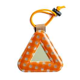*BLUE LUG* FRIDAY triangle reflector (orange/gingham) - BLUE LUG ONLINE ...