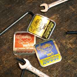 *BONESHAKER MTB* gearhead sticker set - BLUE LUG ONLINE STORE