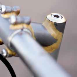 *FORAGER CYCLES* brass quill stem top cap - BLUE LUG ONLINE STORE