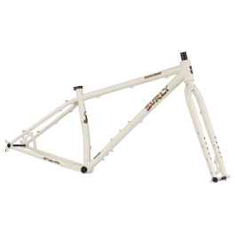 *SURLY* karate monkey bst frame&fork (snow mold white) - BLUE LUG ...