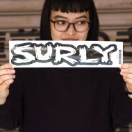 *SURLY* logo sticker (S) - BLUE LUG ONLINE STORE