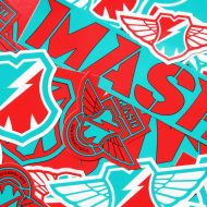 *MASH* sticker pack (olive/black/white) - BLUE LUG ONLINE STORE