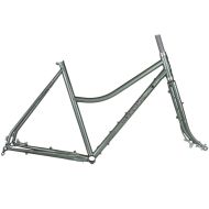 *VELO ORANGE* polyvalent low kicker frame set (meta glacier) - BLUE LUG ...