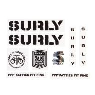 *SURLY* pacer decal set (black) - BLUE LUG ONLINE STORE