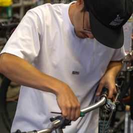 *NITTO* cr-mo t-shirt (white) - BLUE LUG ONLINE STORE