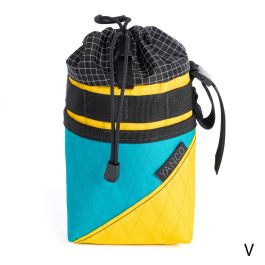 *YANCO* stem bag (turquoise/yellow/V) - BLUE LUG ONLINE STORE