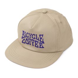 *BICYCLE COFFEE* crest snap back cap (khaki) - BLUE LUG ONLINE STORE