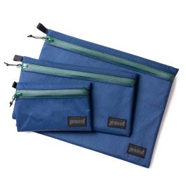 *BLUE LUG* dry pouch (x-pac navy/deep green) - BLUE LUG ONLINE STORE