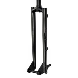 *STRIDSLAND* barnacle LITE fork 15mm thru-axle (black) - BLUE LUG ...
