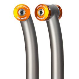 *BINGHAM BUILT* titanium layback seatpost (orange) - BLUE LUG ONLINE STORE